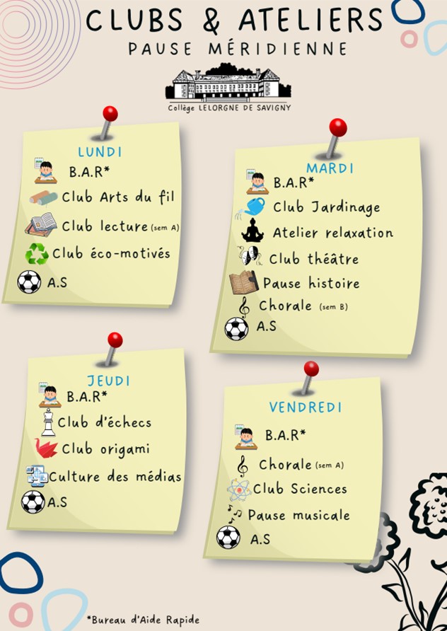 Actualités CDI -Collège Lelorgne de Savigny